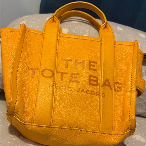 Marc Jacobs | Bags | Marc Jacobs Vibrant Yellow Tote Used Small Size ...